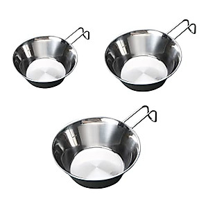 Stainless Steel Shot Cups Glass: Drinking Vessel Metal Shooters with Foldable Handle 3Pcs Portable Outdoor Wine Cup Coffee Cup with Leather Case for Whiskey Tequila Liquor Barware