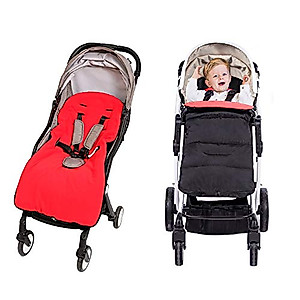 Topwon Universal Stroller Sleeping Bag/Toddler Sleeping Bag/B aby Footmuff Warmer for Stroller Waterproof, Windproof (Red)