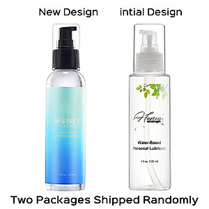 Water Based Personal Lubricant Parabens Free - Clean and Non-Staining, Silky Smooth, Latex Compatible Sex Lube for Men, Women and Couples Safe Pleasure (4 Fl Oz)