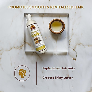 OKAY Coconut&Shea Butter Shampoo Helps Fortify,Strengthen,and Revitalize Hair Sulfate,Silicone,Paraben Free For All Hair Types and Textures Made in USA 12oz