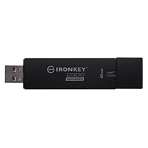Kingston - IKD300SM/16GB - IronKey 16GB D300SM USB 3.1 Flash Drive - 16 GB - USB 3.1-256-bit AES - TAA Compliant