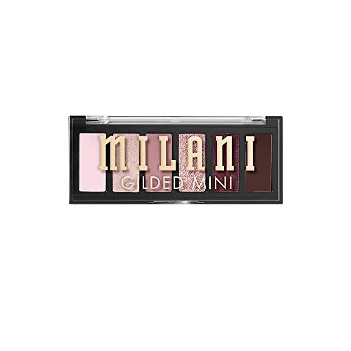 Milani Gilded Mini Eyeshadow Palette with 6 Matte & Shimmer Hues - The Wine Down