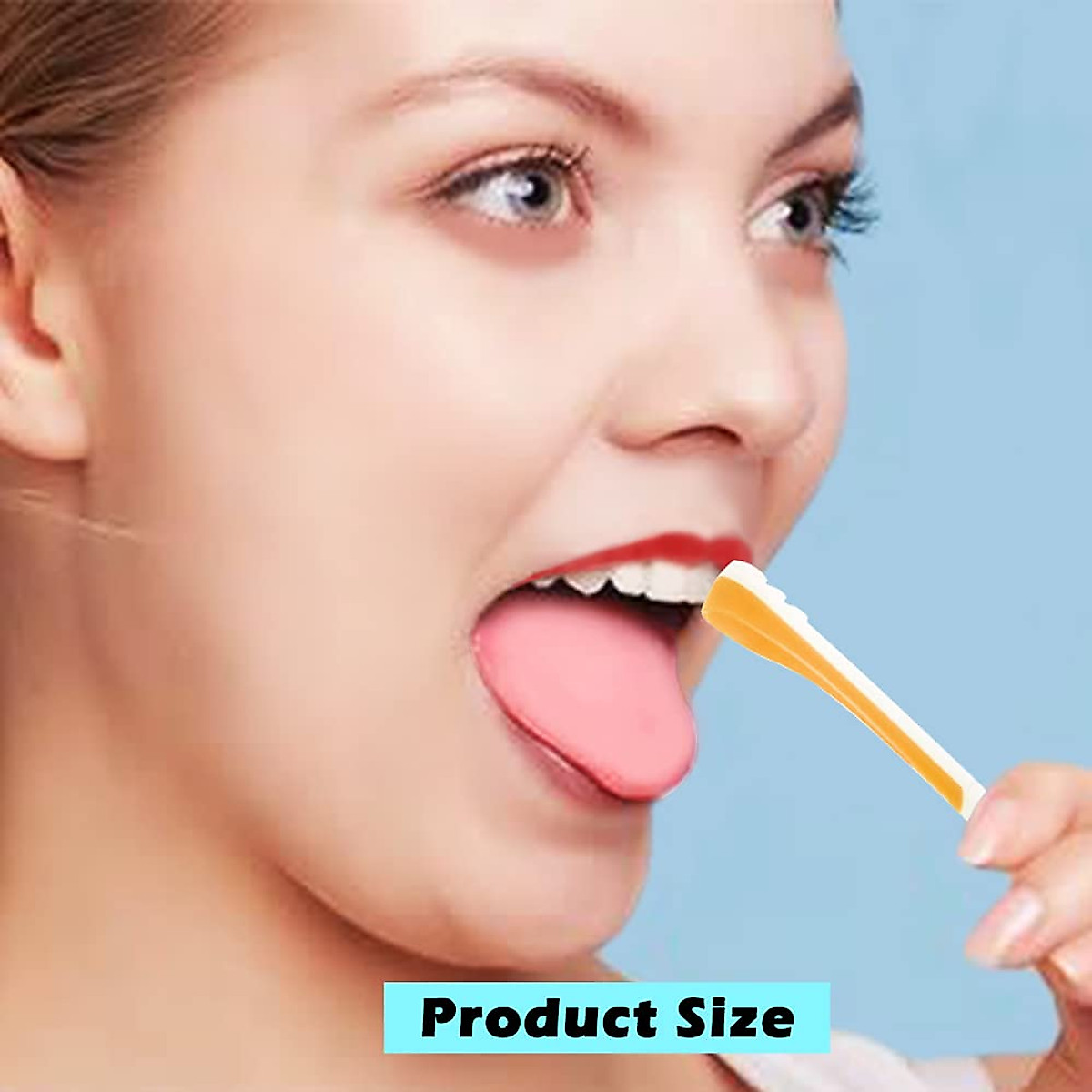 Tongue Scraper Cleaner Soft Tongue Scraper for Healty Oral Care,maxin 6PCS Tongue Cleaner Oral Health Tools for Adult Kids