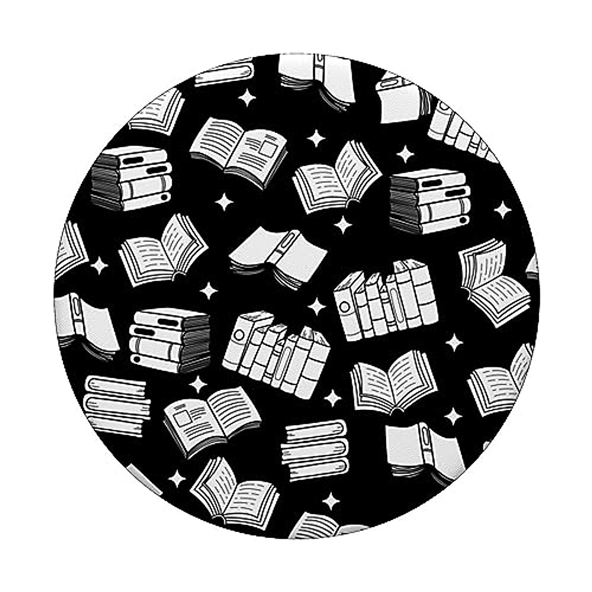 Bookworm Book Lover Reading Books Pattern PopSockets Standard PopGrip