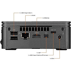 Gigabyte BRIX GB-BRR7H-4800-BWUS Ultra Compact PC Kit (AMD Barebone AMD, Include AMD RYZEN R7-4800U CPU)
