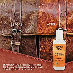 Leather Master Leather Vital Softener and Revitalizer (250ml) - These Products Condition, Protect, Polish, and Repair. Add to Cleaner Kit for Detailing Accessories or Car Seat Interior