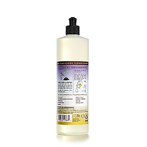 MRS. MEYER'S CLEAN DAY Liquid Dish Soap, Biodegradable Formula, Compassion Flower, 16 fl. oz