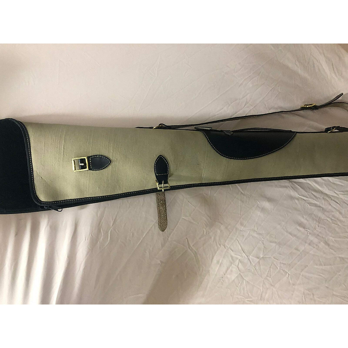 Equinez Tools RAXINE LEATHER HUNTING SHOT GUN CASE