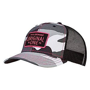 TaylorMade Standard Lifestyle Trucker Hat, Black