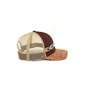 ARIAT Women's Tan Aztec Cork Cap with Snapback Closure