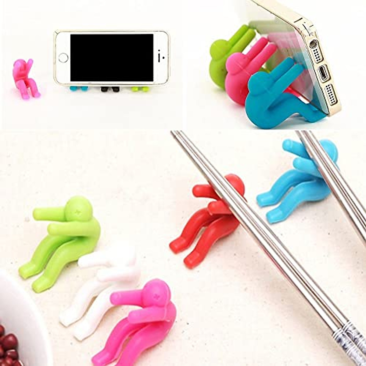 Gymqian pcs pot lid holder silicone,Splash Cover Lifter for Stock Pot Kitchen Restaurant Tools,Soup Pot Heat Dissipation