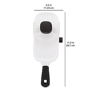 Amazon Basics - Hand-held Mandoline Slicer, White, 11.3" X 4.5" X 2.5"