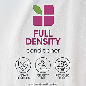 Biolage Full Density Thickening Shampoo & Conditioner Bundle | For Fuller & Thicker Hair | With Biotin | For Thin & Fine Hair | Paraben & Silicone Free | Vegan
