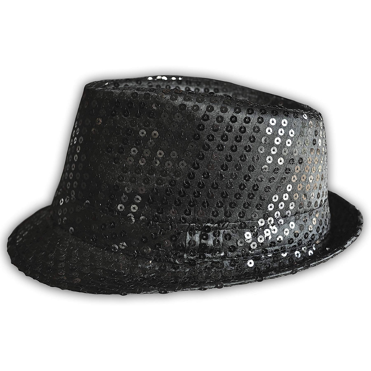 Western F.a.s.h.i.o.n Sequin Fedora Hat (Black)