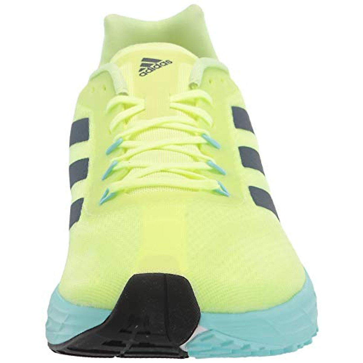 adidas Women's SL20 Running Shoe, Yellow/Crew Navy/Aqua, 12