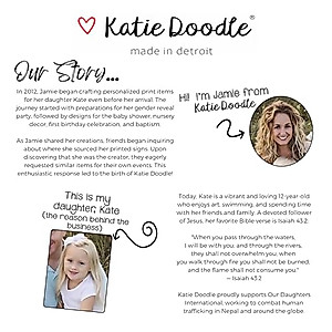 Katie Doodle - Super Cute, 40th Birthday Card, (Handmade in USA), 40th Birthday Gifts Women, 40th Birthday Decorations Man, 40th Birthday Decorations Woman, 40th Birthday Gifts Men, 1984