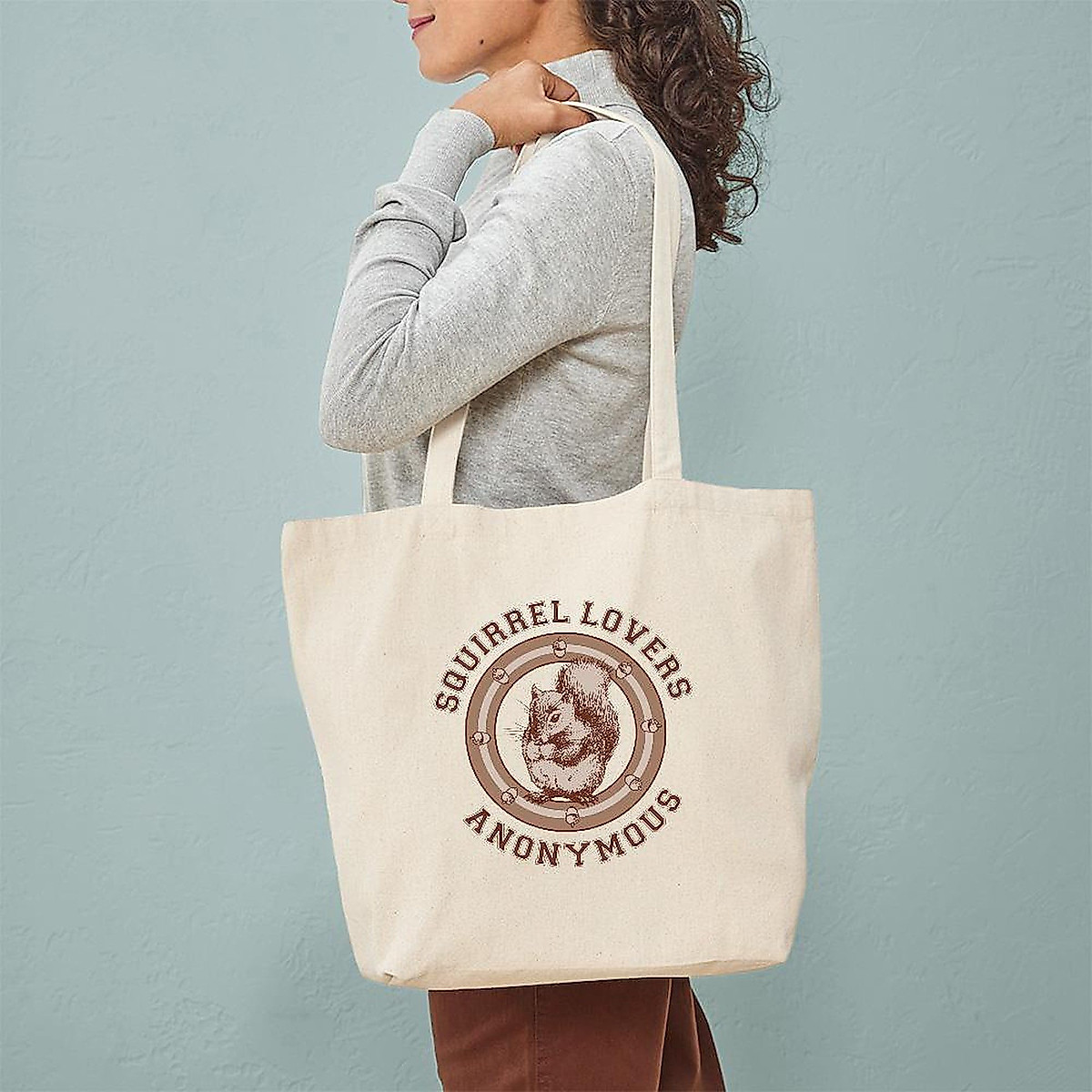 CafePress Squirrel Lovers Tote Bag Canvas Tote Shopping Bag