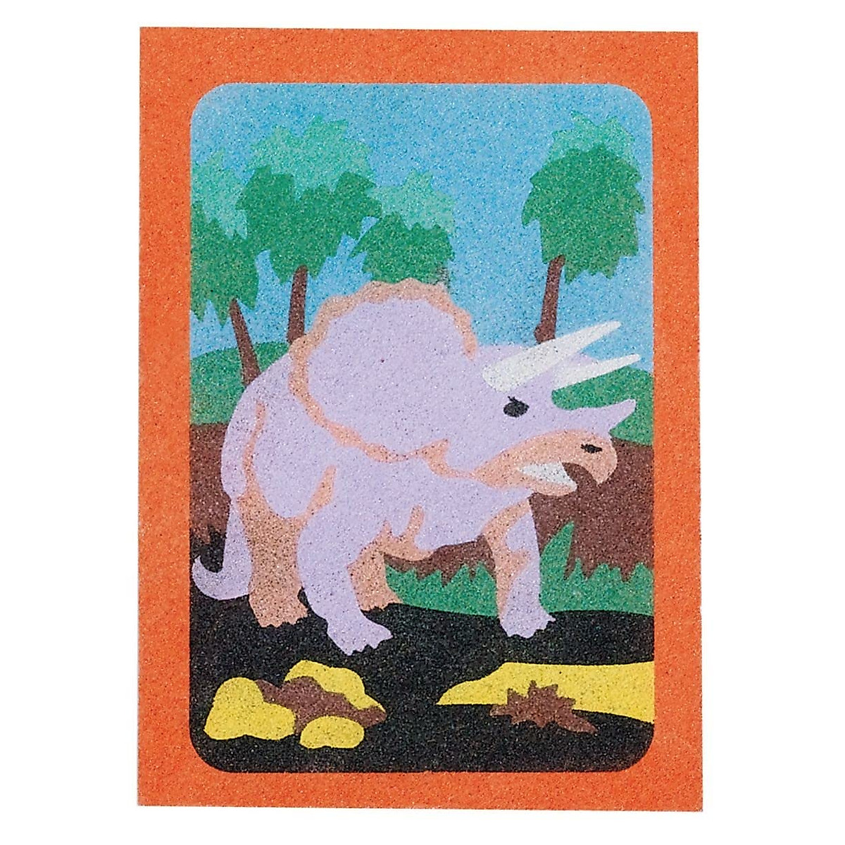 Sand Art Boards - Dinosaurs, 5" x 7" (Pack of 12)