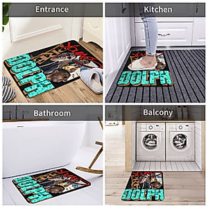 BeverlyJHoward Young Rapper Dolph Carpet Bedroom Living Room Floor Mat Anti-SlipHome Decoration Carpet 16x24in
