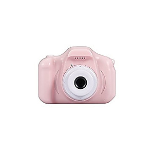 dsfen X2 Mini Kids Camera 2 inch HD Color Display Rechargable Mini Camera Video Camera Lovely Camera with 32GB Memory Card Pink