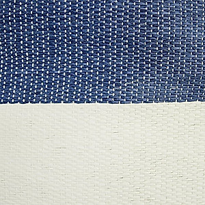 DII, Woven Paper Storage Bin, Collapsible, 17x12x12, Rugby Nautical Blue