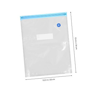 Hoement 1 Set Vacuum Compression Bag Filament Bags Cooking Bags Sous Vide Vacuum Fresh Keeping Bag Food Preservation Bag Precut Bags Reusable Stand up Bags Zipper Vacuum Seal Bags Pa