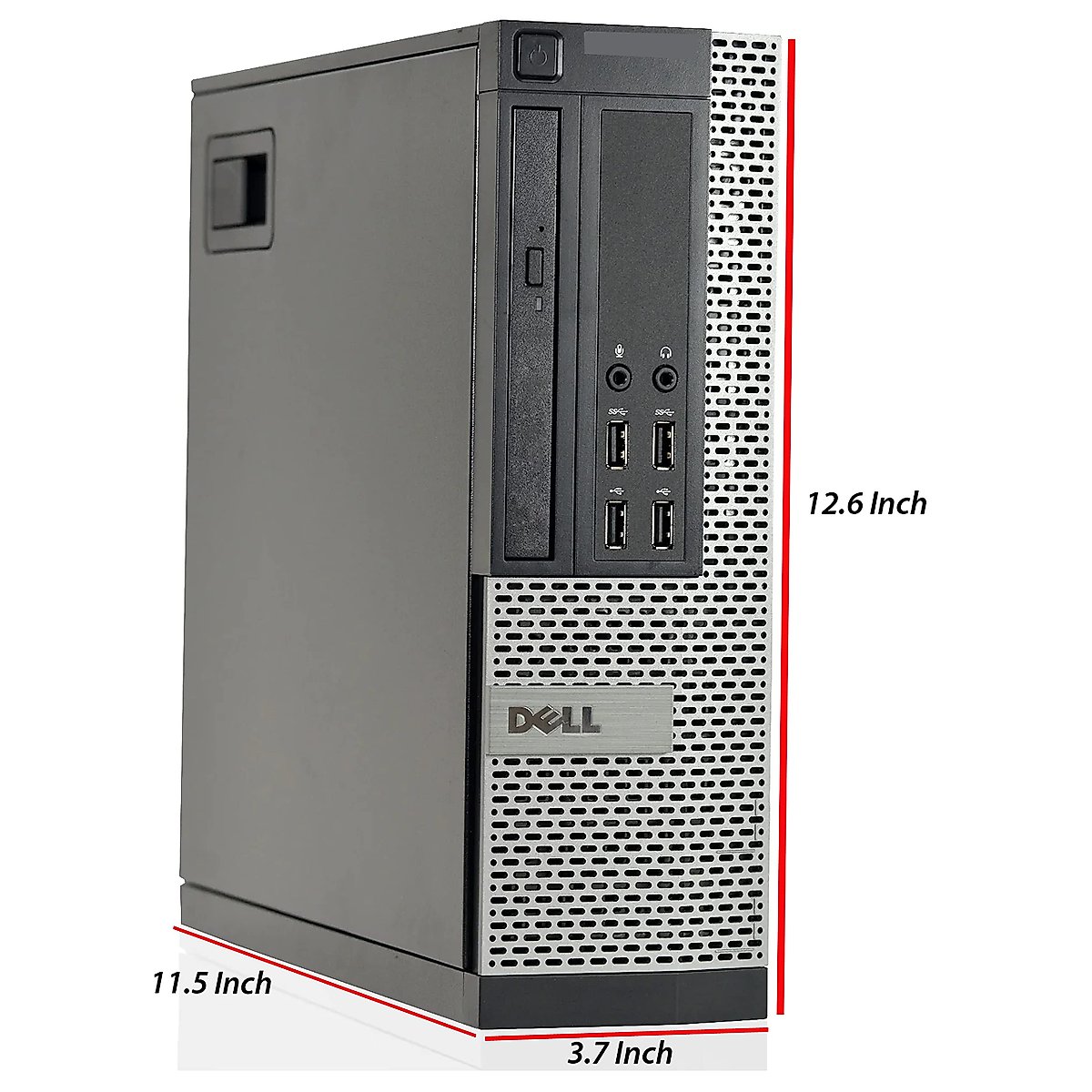 Dell OptiPlex 7020 SFF Computer Desktop PC, Intel Core i7 3.4GHz Processor, 8GB Ram, 240GB SSD Drive, WiFi & Bluetooth, HDMI, NVIDIA GT 1030 2GB DDR5, Keyboard and Mouse, Windows 10 (Renewed)