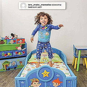 PZCXBFH 4-Piece Toddler Playroom– Set Includes Table and 2 Chairs and 6 Boxes of Toy Storage