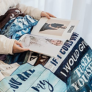 Yomaisky Anniversary Birthday Gifts for Her Wife from Husband to My Wife Blanket Presents Christmas Valentines Gifts for Her Wife Romantic Healing Soft Warm Flannel Fleece Woollen Throws for Bed Sofa