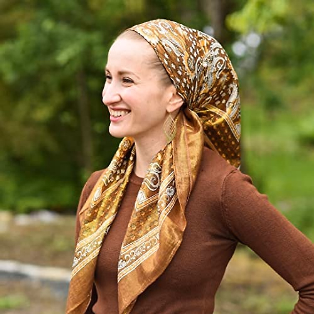 Wrapunzel Headwrap No Slip Volumizer, hair covering under scarves headscarf wrap chemo cap headwear turban hijab Made in USA