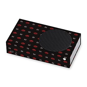 Head Case Designs Officially Licensed AC Milan Pattern Logo Art Matte Vinyl Sticker Gaming Skin Decal Cover Compatible with Xbox Series S Console