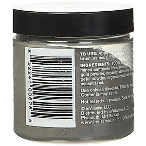 InVitamin Natural Whitening Activated Charcoal Powder for Teeth and Gums (Spearmint)