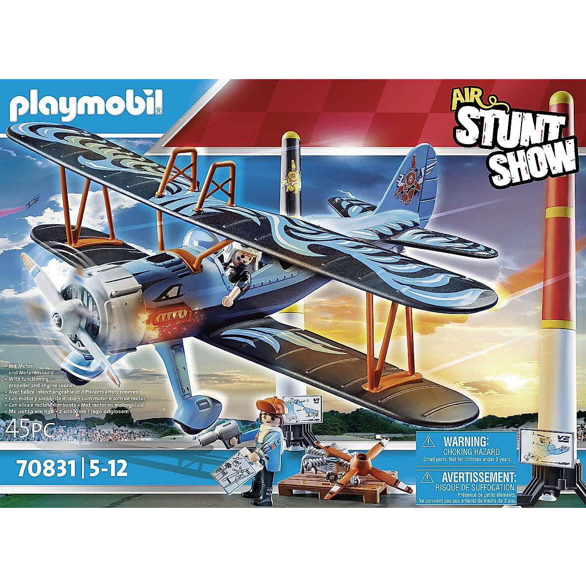 Playmobil Air Stunt Show Phoenix Biplane