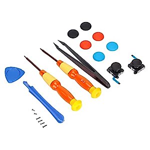 Screwdriver Repair Tools, Repair Joystick Replacement Tool Kit Sturdy ABS+Metal for SW Game Controller