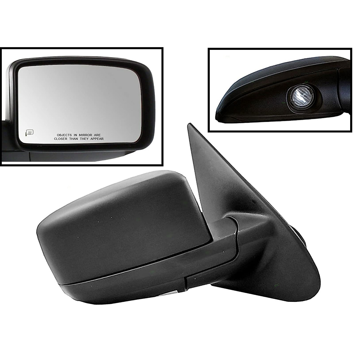 OE Replacement Ford Expedition Passenger Side Mirror Outside Rear View (Partslink Number FO1321249)