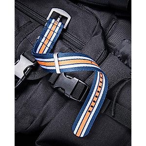 BINLUN Nylon Watch Band Thick G10 Premium Ballistic Nylon Multicolor Replacement Watch Straps with Stainless Steel Buckle for Men Women 18mm 20mm 22mm 24mm