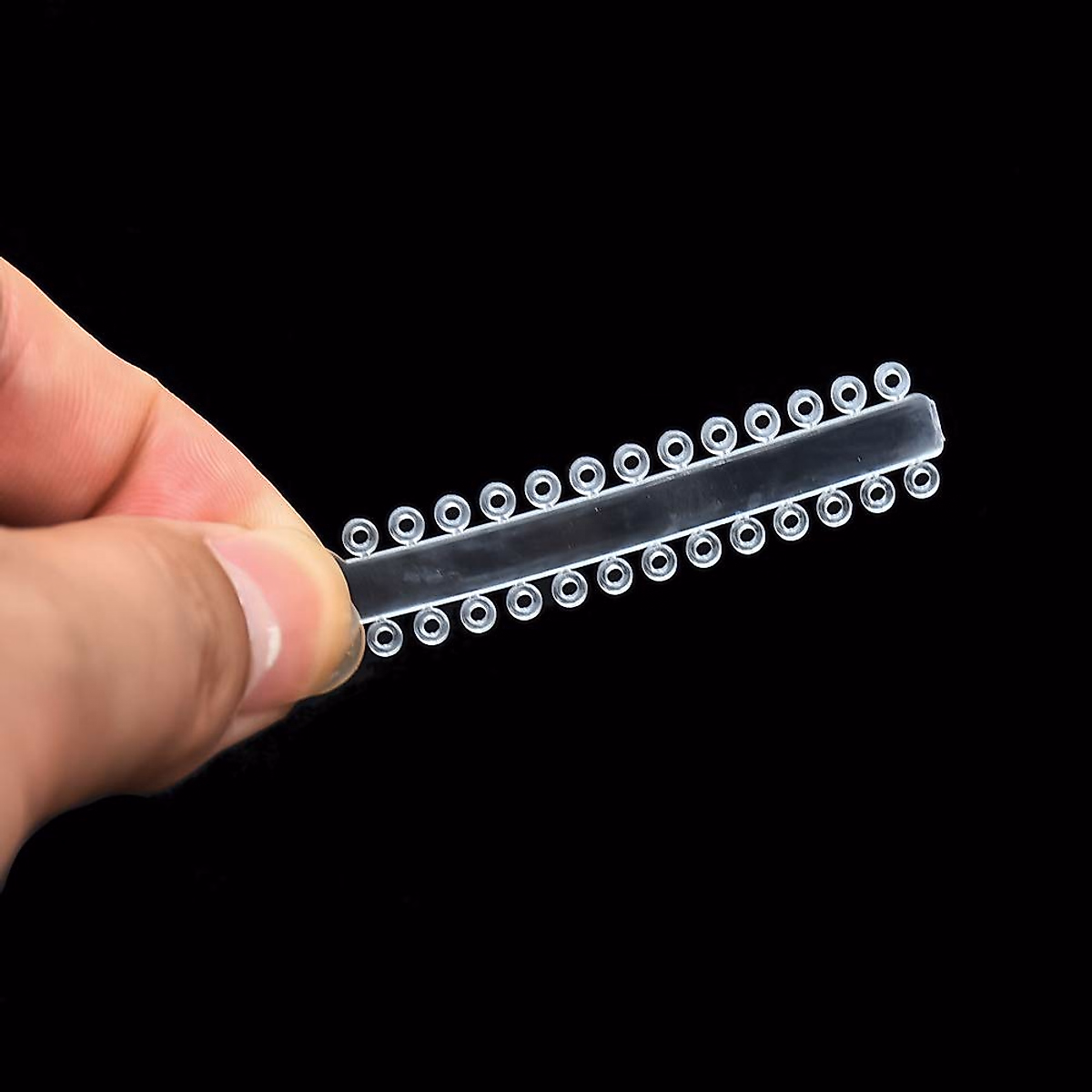 Angzhili Transparent Dental Orthodontic Ligature Ties for Braces Rubber Bands Braces O Rings for Bracket 1040 Pcs