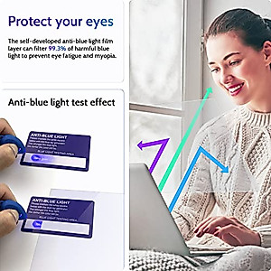 3 Pcs 17" Anti Blue Light Screen Protector Compatible With Lenovo Hp Dell Acer Asus Samsung etc Laptop-16:10 Aspect, 17 Inch Computer Monitor Glare Filter Uv Blocker Shield Cover Eye Protection Film
