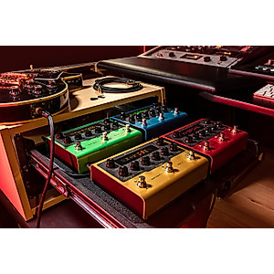 IK Multimedia AmpliTube X-VIBE Yellow Modulation Pedal, 16 iconic effects, true stereo, software integration