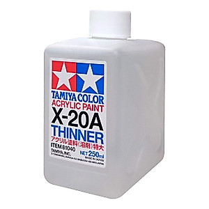 Tamiya 81040 X-20Ael Acrylic Solvent 250Ml - 250ml / 8.45 Fl.Oz