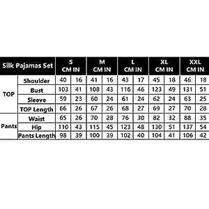 Women's Silk Satin Pajama Button Down Long Sleeve and Pants Set Sleepwear Loungewear White XXL