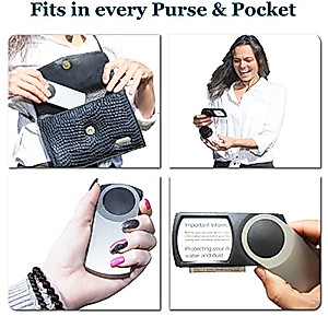 Premium Pocket Magnifying Glass with LED Light 3X; Small EasY Magnifier Hand Held Lighted Magnify Glasses for Reading Tiny Print, Menu, Pill Bottles; Mini Lens for Visually Impaired A Low Vision Aid