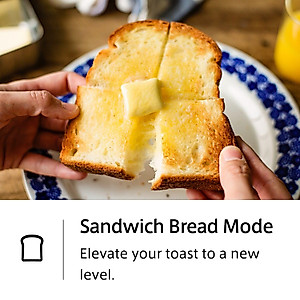 BALMUDA The Toaster | Steam Oven Toaster | 5 Cooking Modes: Sandwich Bread, Artisan Bread, Pizza & Pastry, Oven | Precise Heat Control | Steam Technology | Baking Pan | US Version | Gray