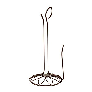 Spectrum Diversified Leaf Paper Towel Holder for Storage and Organization of Kitchen Countertop and More, Bronze