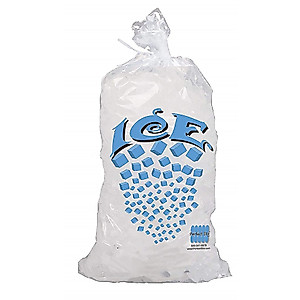 Silonn Countertop Ice Maker (45lbs/Day) + Perfect Stix Icebag10TT-100 Ice Bags (10 lbs) with Twist Tie Enclosure
