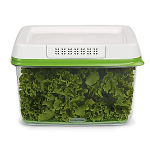 Rubbermaid Produce Food Storage, 17.3 Cup, Green