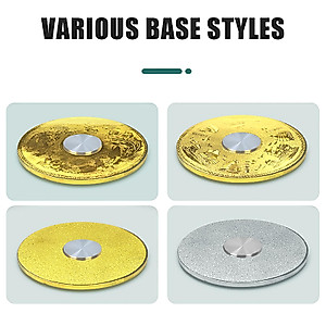 LWQFHI Glass Lazy Susan Turntable Large Round Table Top Lazy Susan Turntable Tempered Glass Family Dinners Round Lazy Susan Rotating Lazy Susan for Kitchen Dining Table 50cm A