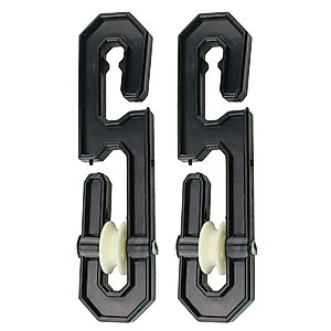 HJ Garden 2pcs Clothesline Tool Clothesline Separator Spreader Pulley S-Shaped Nylon Line Divider