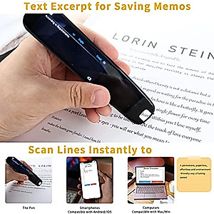 Upgraded Translation Scanning Pen, Mobile Scanner Translator, Reading Pen, 112 Language Translating Device, OCR Digital for Language Learners Business Travel…