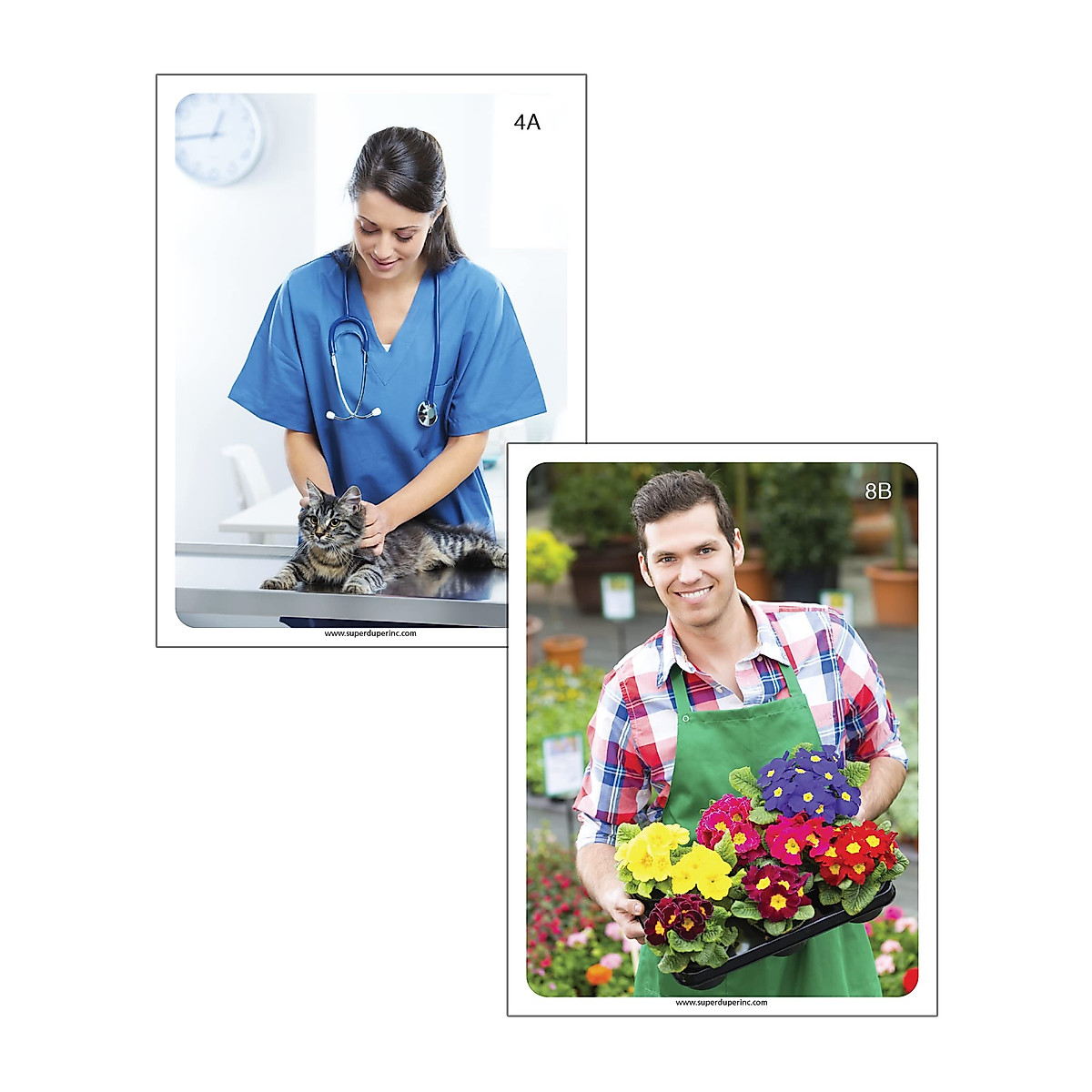 Super Duper Publications | Webber® Occupations Careers Photo Flash Card Deck 2nd Edition | Educational Learning Resource for Children